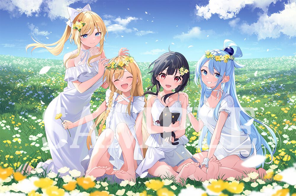 『このすば3』BD＆DVDの1巻早期予約特典は三嶋くろね描き下ろしクリアポスター。全巻購入特典はアニメ描き下ろしダクネスのアクリルクロック【この素晴らしい世界に祝福を！】 - 電撃オンライン