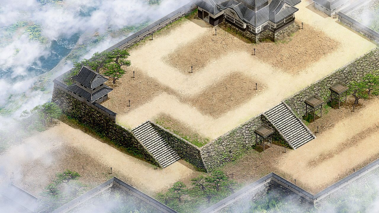 『城プロ:re』の再現度が高すぎる城マップ(縄張り)5選。備中松山城、伊予松山城、五稜郭など【城姫クエスト 極×御城プロジェクト:re コラボ