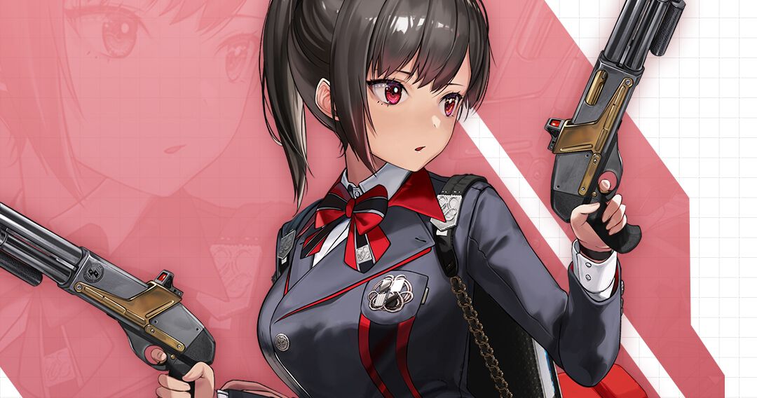 『NIKKE』新ニケ・ツバイは与えられた環境でベストを尽くすM.M.R.附属高校の優等生。勇ましい二丁ショットガンのイラスト公開【勝利の女神 ...