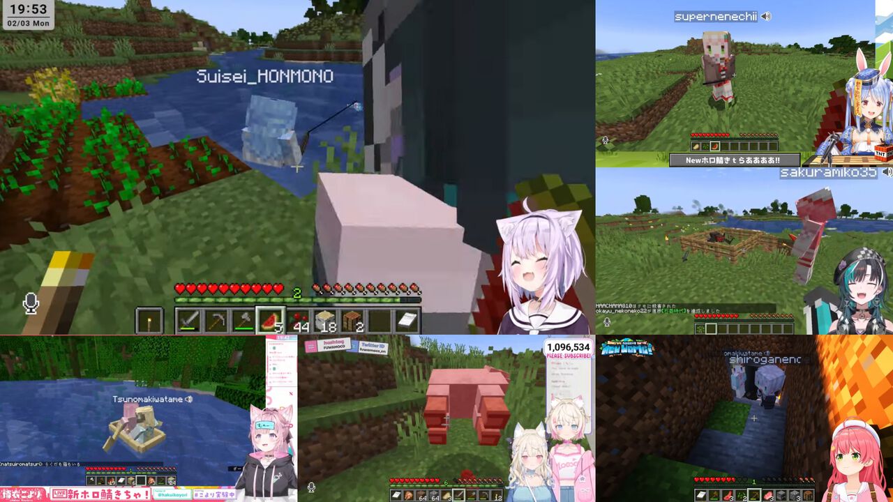 【ホロライブ】『マイクラ』新サーバー“Minecraft hololive Server New World！”が本日（2/3）始動。続々と ...