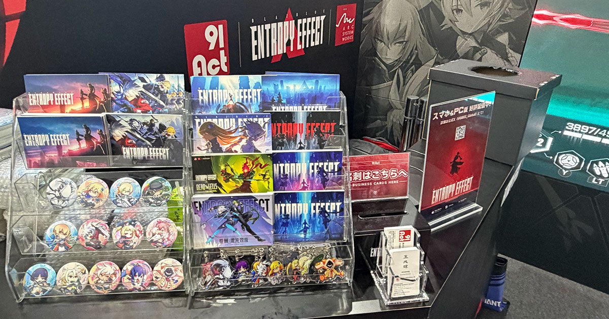 91Actブースでは夢の180インチのLEDモニターで『ブレイブルー エントロピーエフェクト』をプレイ可能。これはデカすぎる…！【TGS2025】 - 電撃オンライン