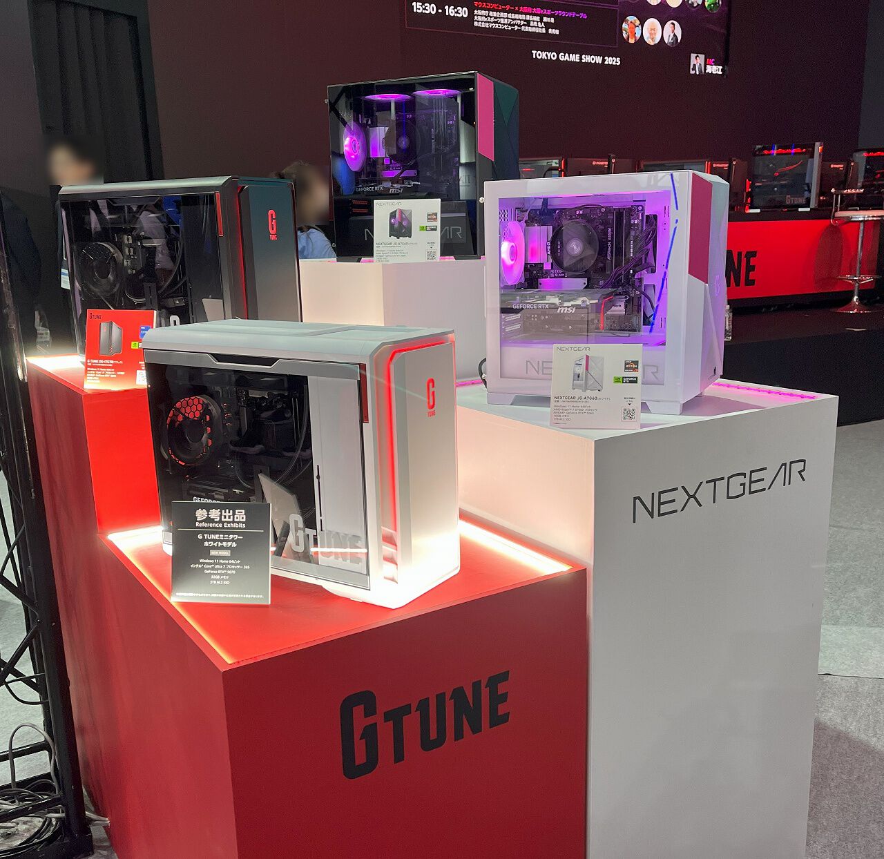 “G TUNE”新ホワイトモデルや“DetonatioN FocusMe”コラボモデル、ピラーレスケース採用の“NEXTGEAR”など注目のゲーミングPCが目白押し！【TGS2025：マウス ...