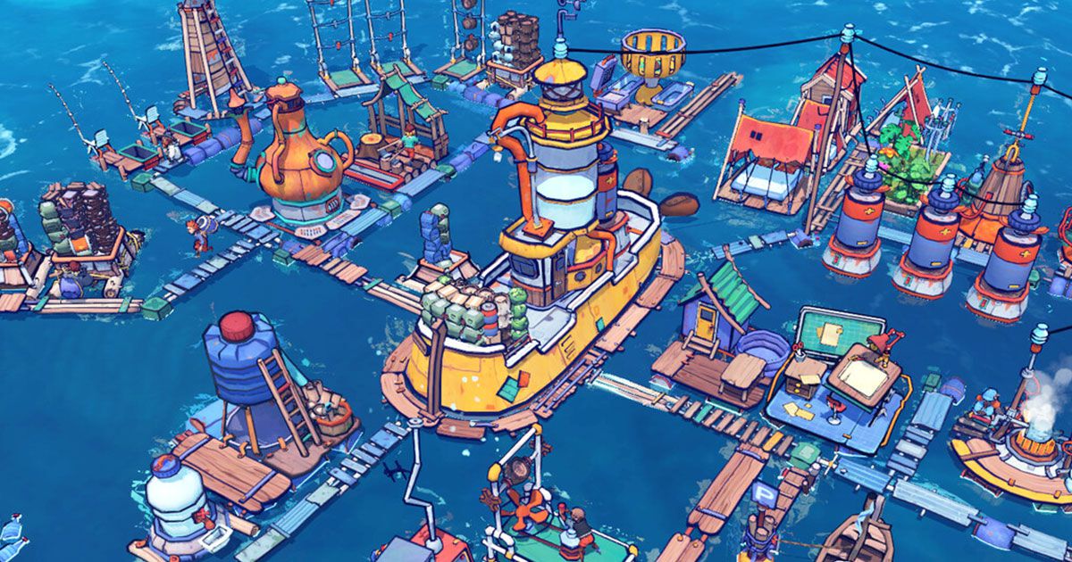 海に浮かぶゴミが街になる。のんびり漂流しながら、自分だけの海上都市を作り上げる『Flotsam』を紹介【電撃インディー#1213】 - 電撃オンライン