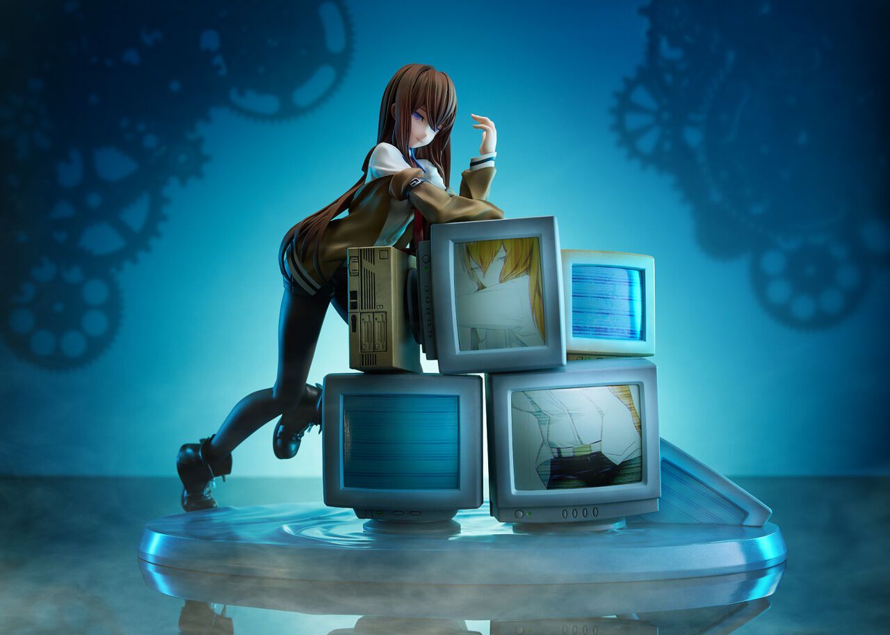 『STEINS;GATE 0』牧瀬紅莉栖がフィギュア化。CRTモニターが発光するギミック付きモデルも登場 - 電撃オンライン