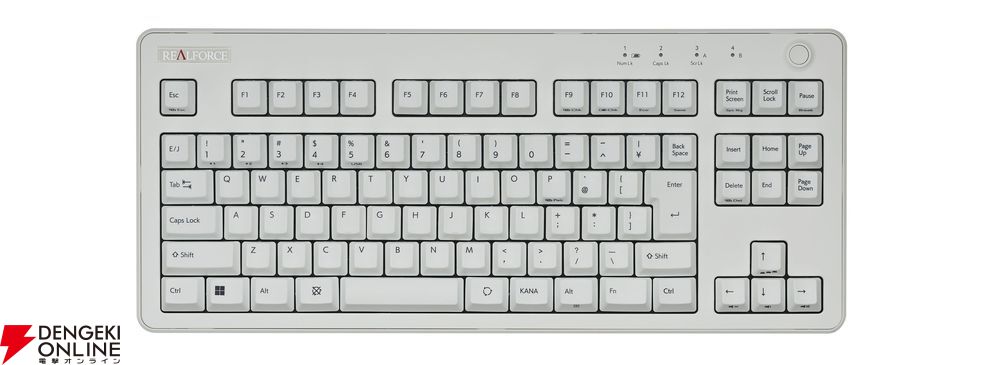 REALFORCE R3”キーボードにセパレートスペースキーモデルなど3 REALFORCE R3”キーボードにセパレートスペースキーモデルなど3
