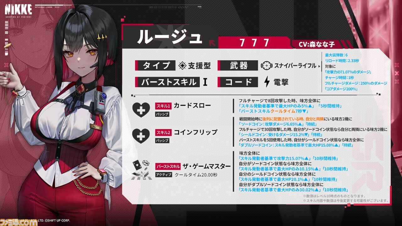 画像ページ (3/7) 『NIKKE』新SSRニケ“ルージュ”（CV：森なな子）が登場。最新バージョン“JINX PLAYER”が本日（9/19）より実装 | ゲーム・エンタメ最新情報の ...